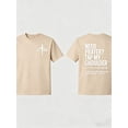 Apricot Mens Prayer T-Shirt With Cross Graphic And Matthew 18:20 Bible ...