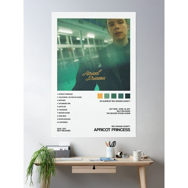 Apricot Princess Album Cover Poster Wall Art, Modern Wall Decor For ...