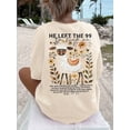 Apricot Womens Sheep Floral & Faith Print Crew Neck Loose Fit Cotton T ...