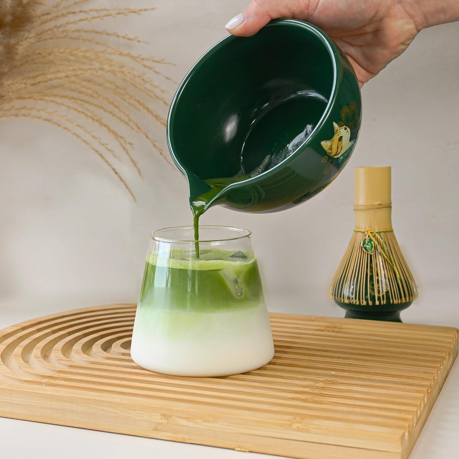 Aprika Matcha Gift Set 6 Pcs – Ceramic Bowl, Whisk & Accessories for ...