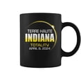 April 2024 Total Solar Totality Eclipse Terre Haute Indiana Coffee Mugs ...