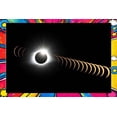 April 8 2024 Total Solar Eclipse Sun - Pop Art Edition | 20x30 Inch ...
