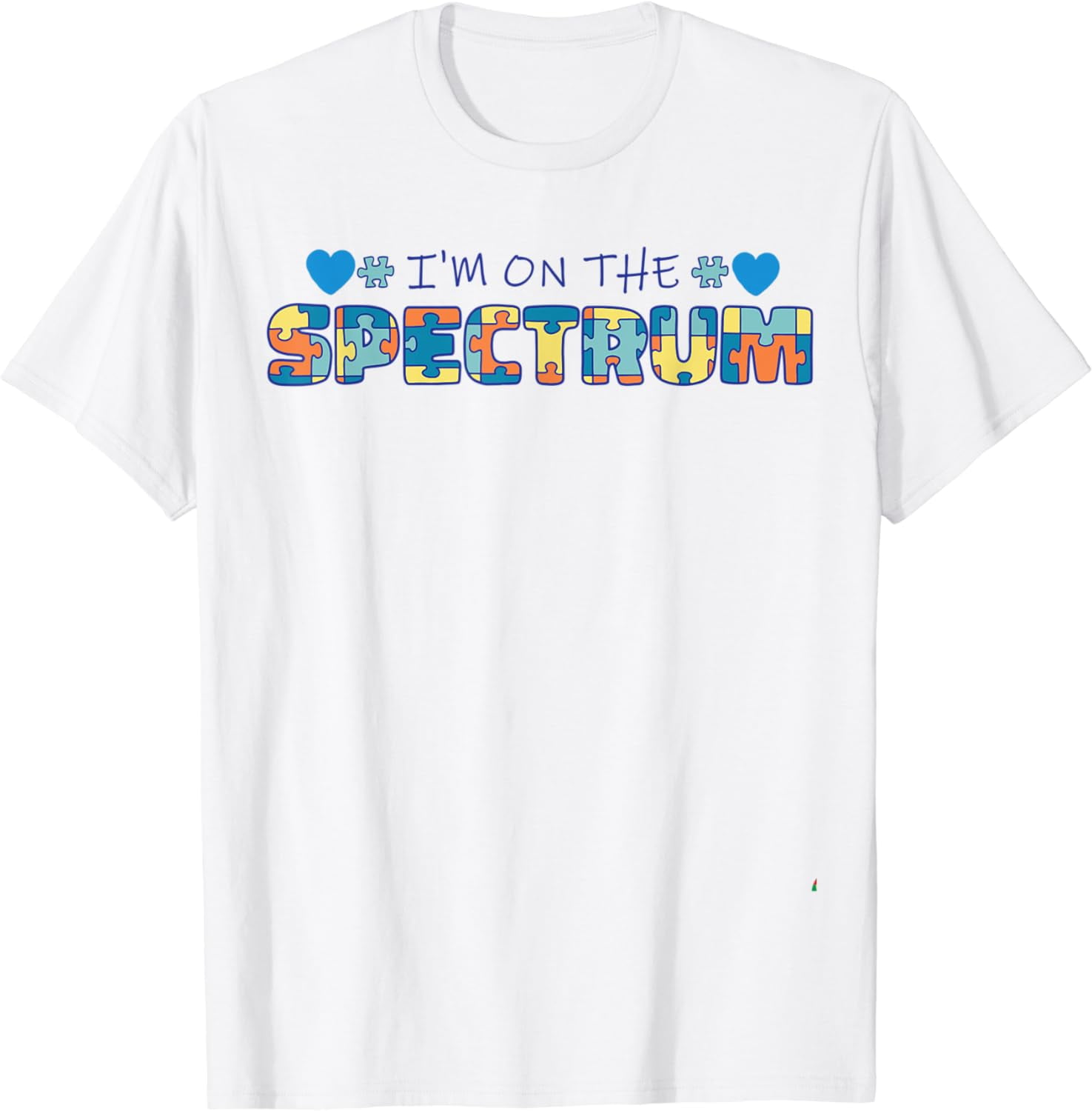 April Autism Awareness Puzzle I'm on the Spectrum Love T-Shirt ...