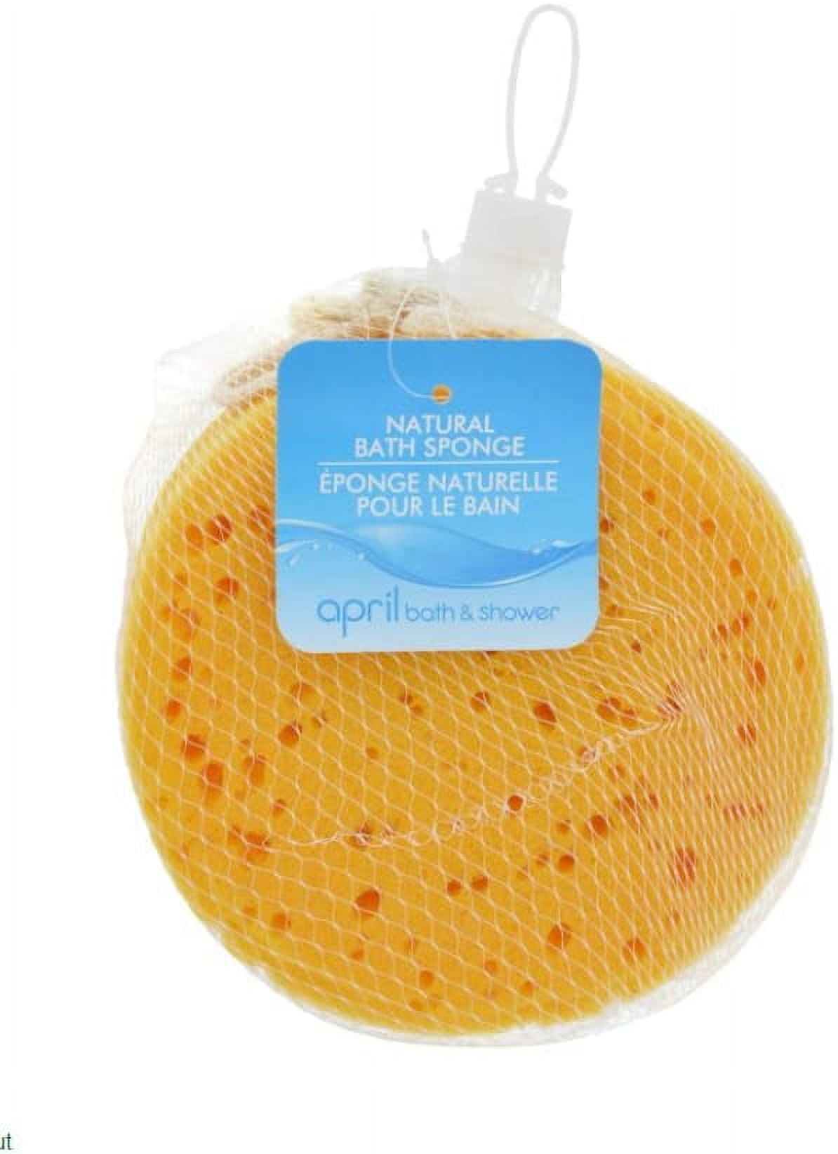 April Bath & Shower Natural Bath Sponges for Baby Bath Shower Women Men ...