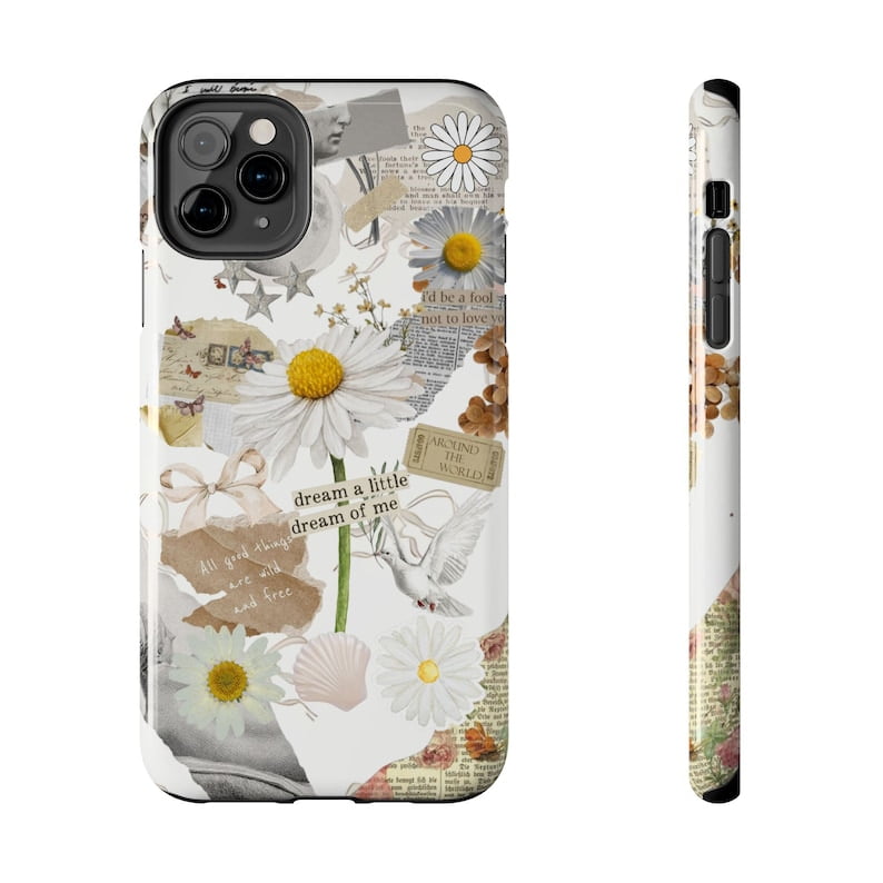 April Birth Flower Daisy Collage Phone Case for iPhone 11 12 13 14 15 16 Pro Max - Walmart.com