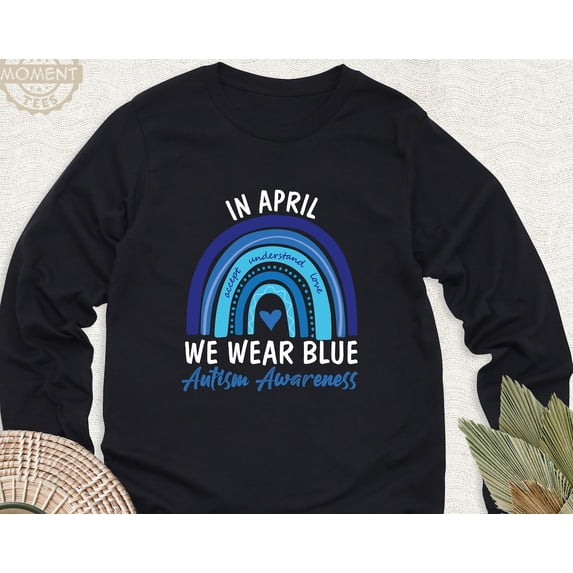 April Blue Autism Awareness Support Sweatshirt - Walmart.com