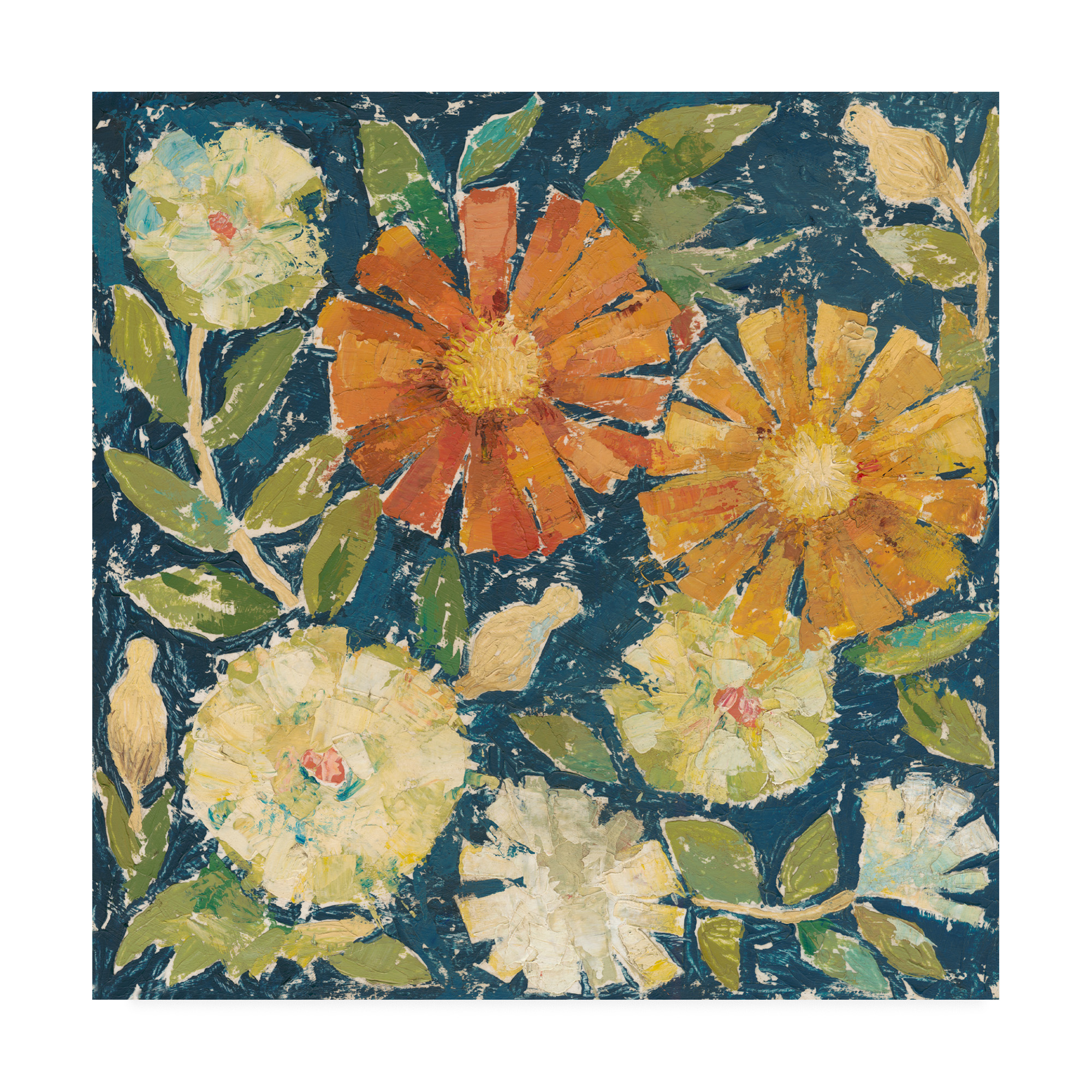 World Art Group April Flowers I Canvas Art - Floral 24x24 Painting ...