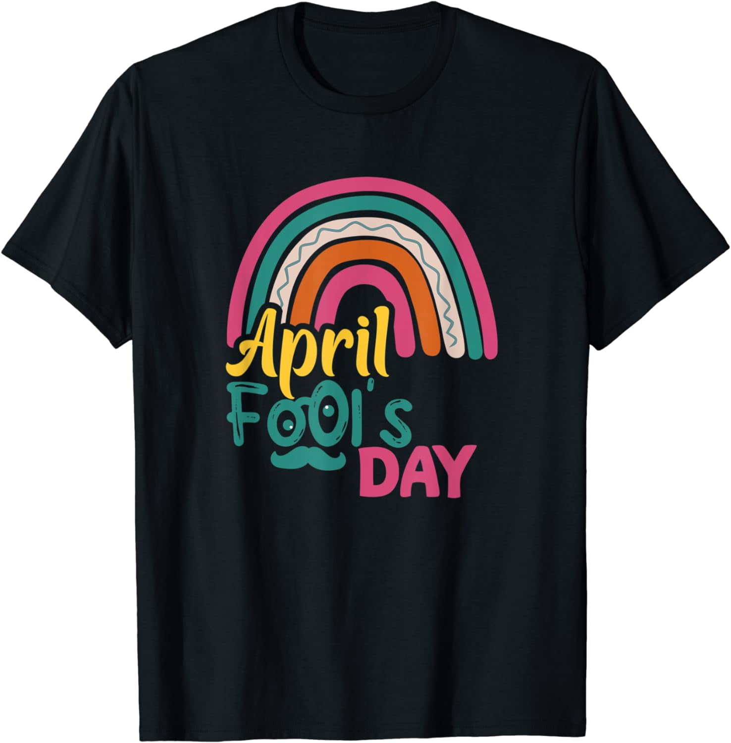 April Fool's Day funny April Fool Rainbow T-Shirt - Walmart.com