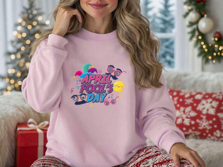 April Fools Day with Emojis, Comic Face, and Hat Shirt, Sweatshirt ...