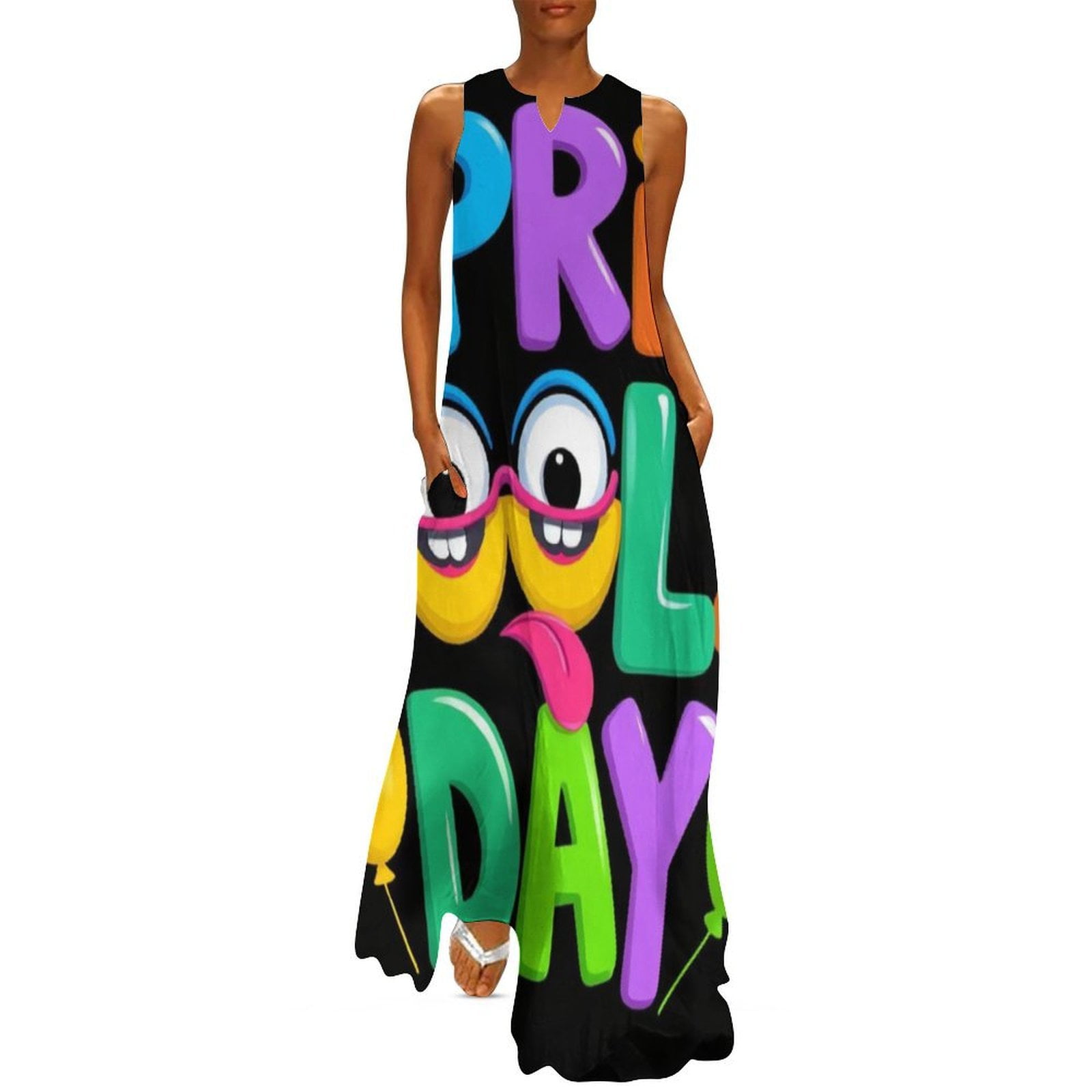 April Fools Day Long Dress dress women summer dress for women woman ...