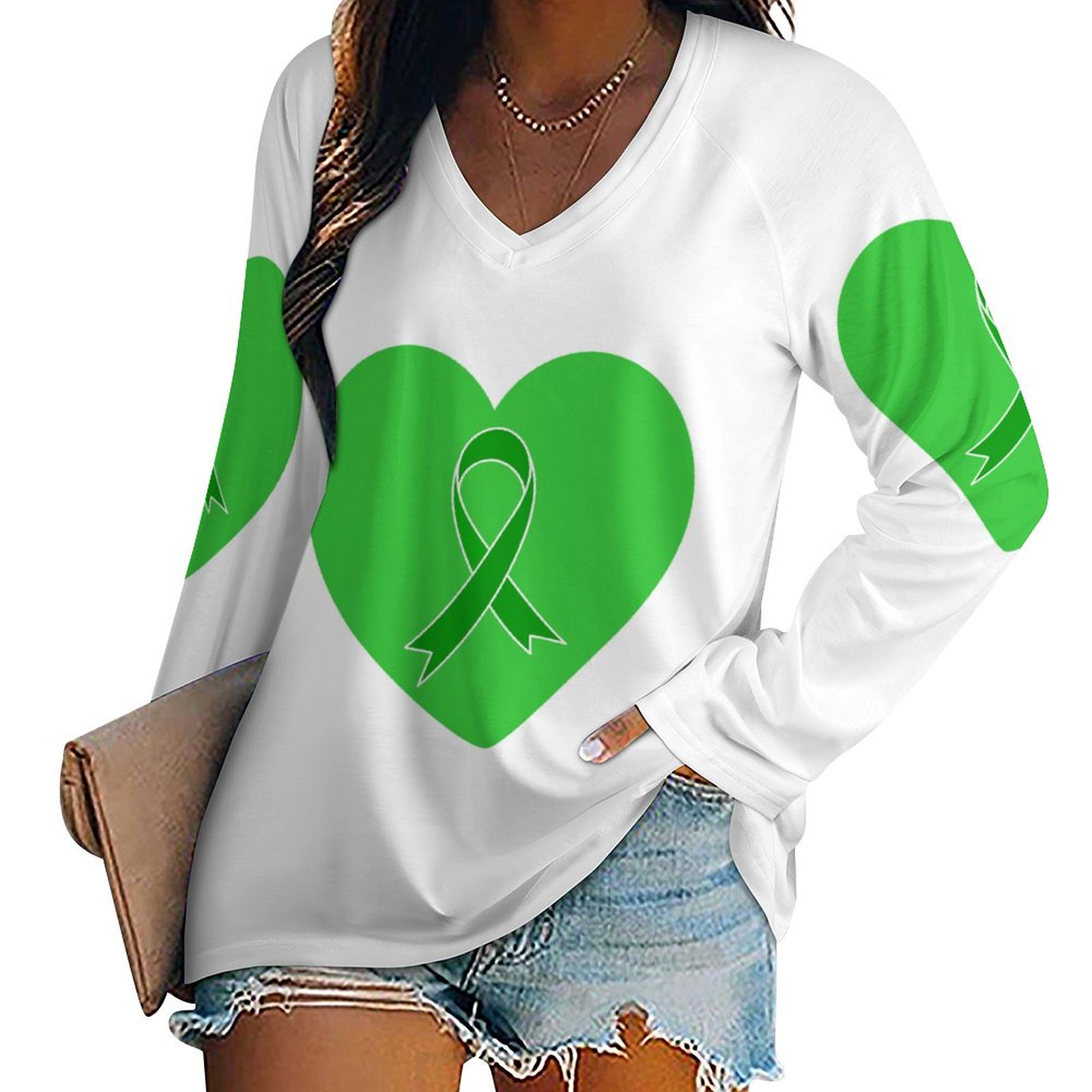 April Is Organ Donation Awareness Month Women's Long Sleeve Shirts ...