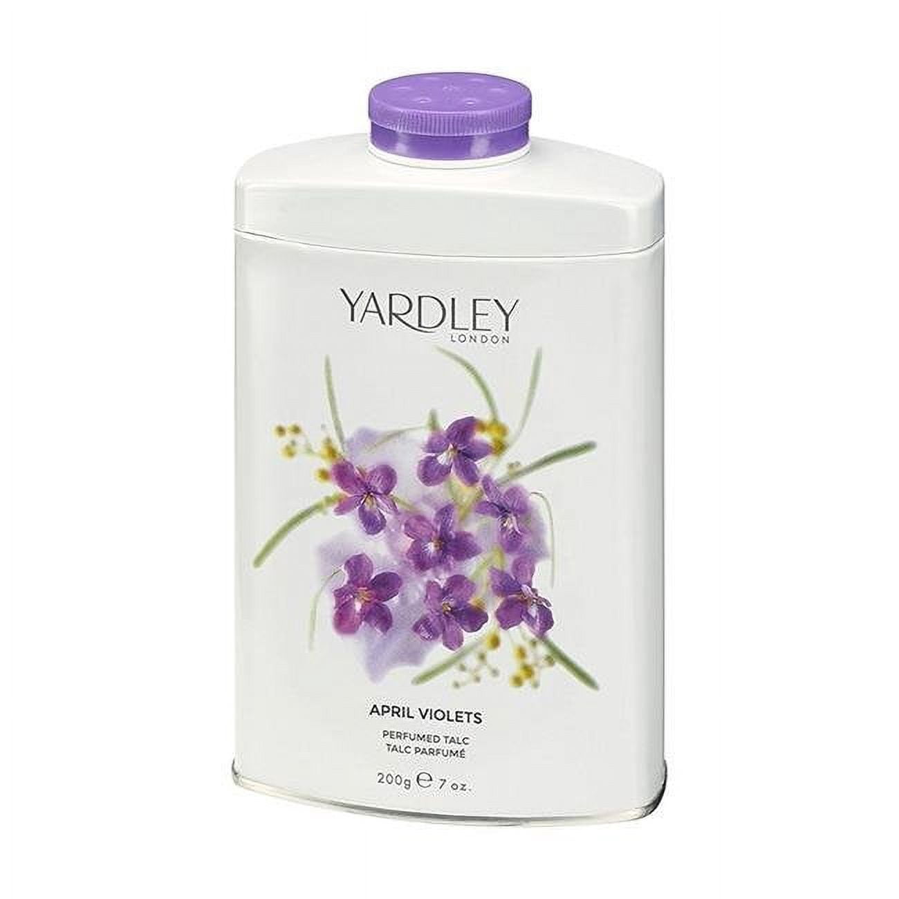 April Violets By Yardley London 7 oz Talc for Women - Walmart.com