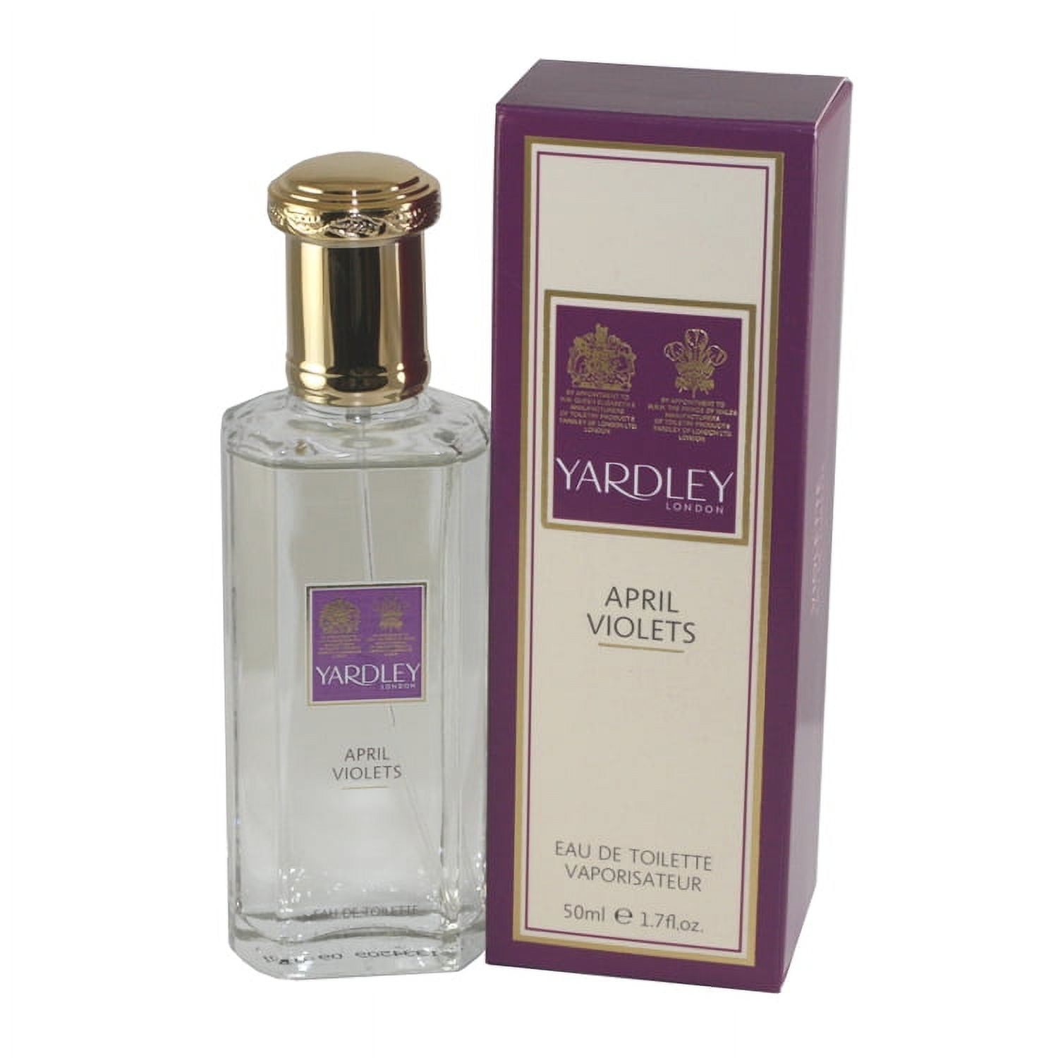 April Violets Eau De Toilette Spray 1.7 Oz / 50 Ml for Women by Yardley ...