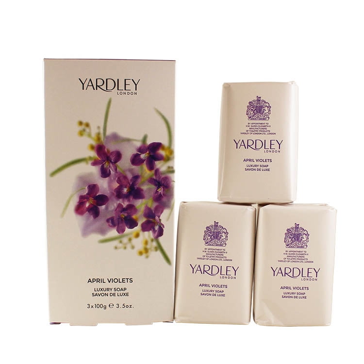 April Violets Perfumed Soap 3 X 3.5 Oz - Walmart.com