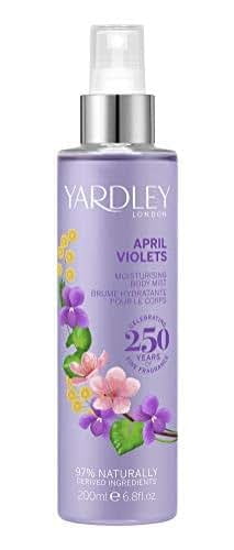 April Violets By Yardley of London 6.8 Moisturising Fragrance Body Mist ...