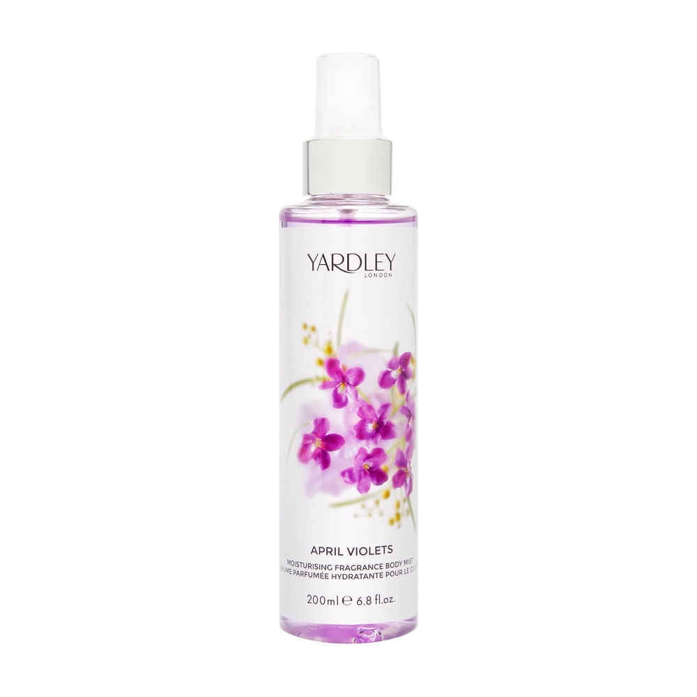 April Violets by Yardley London Body Mist 6.8 oz for Women - Walmart.com