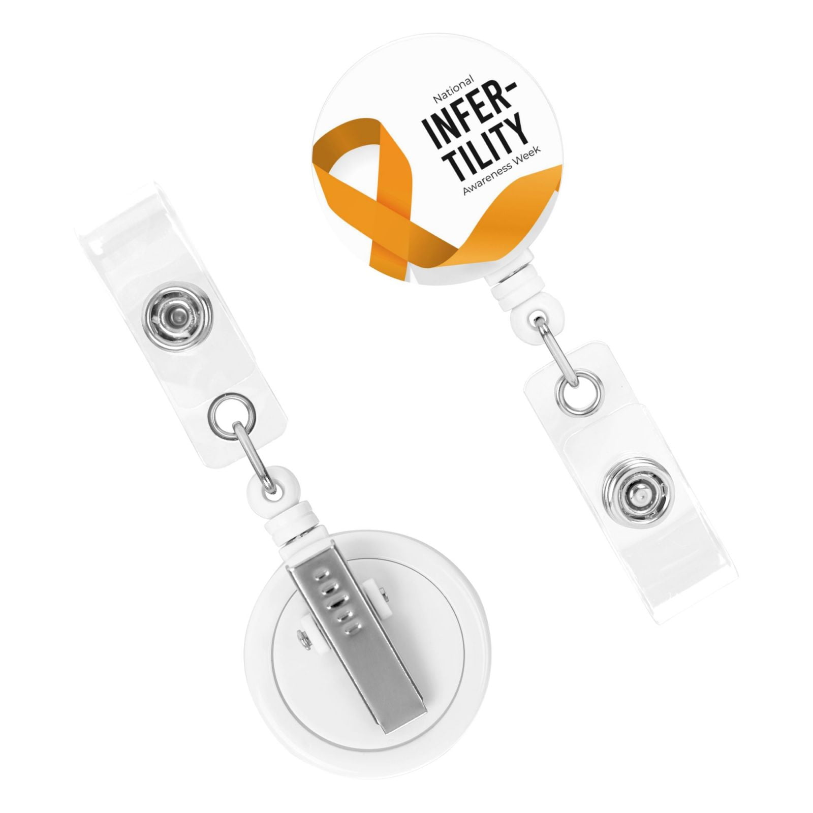 In April We Wear Orange Infertility Awareness Week Badge Reel ...