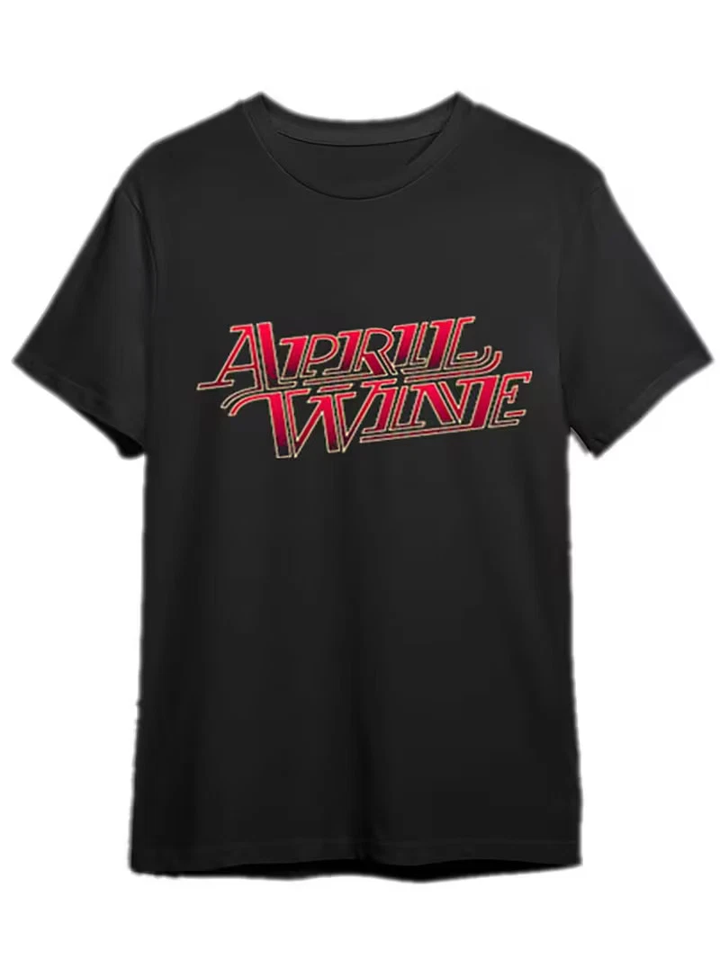 April Wine Band Logo Vintage T-Shirt - 70s Retro Rock Tee with Iconic ...