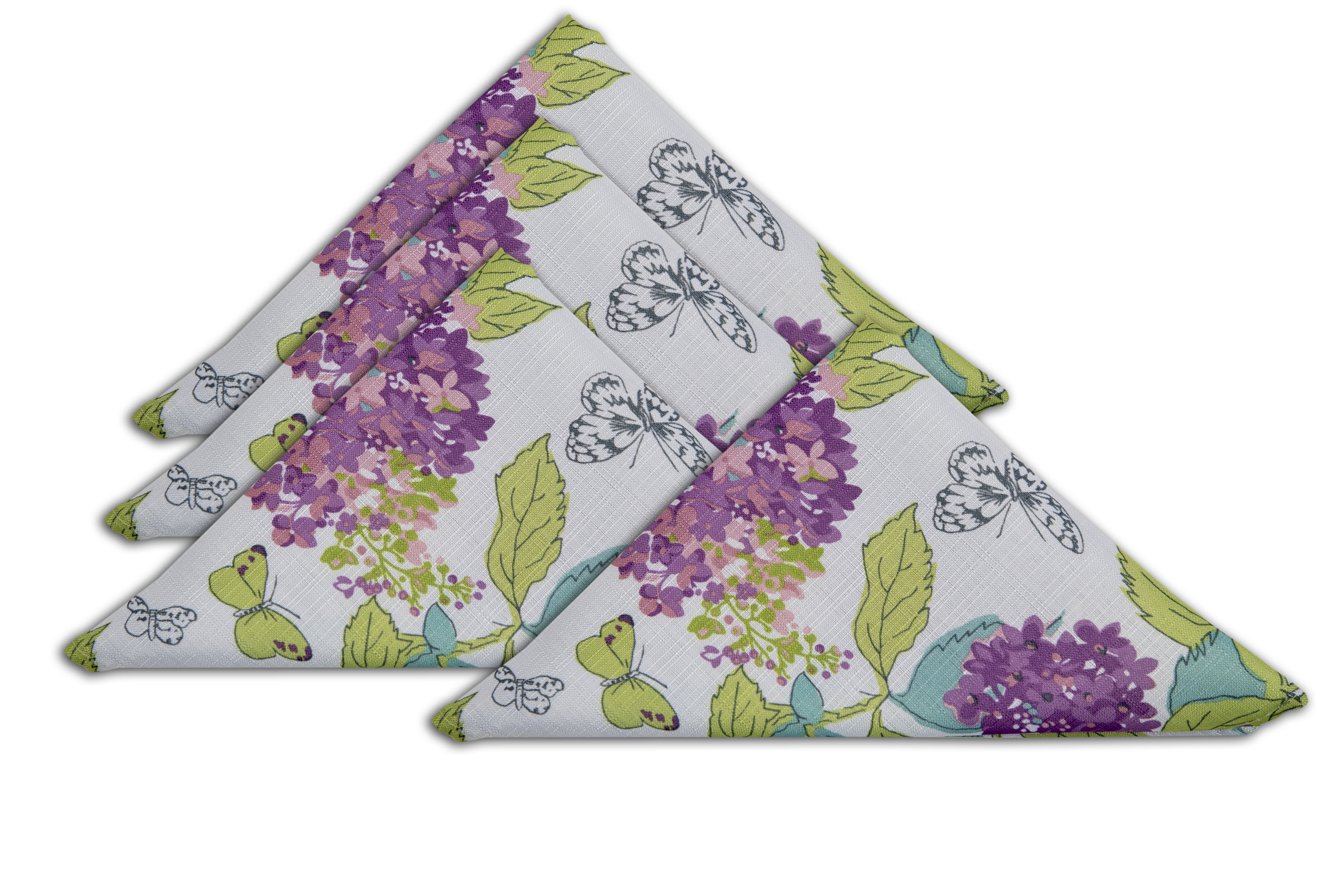April in Paris 100% Polyester Napkin Set, 18"X18", 4-Pack - Walmart.com