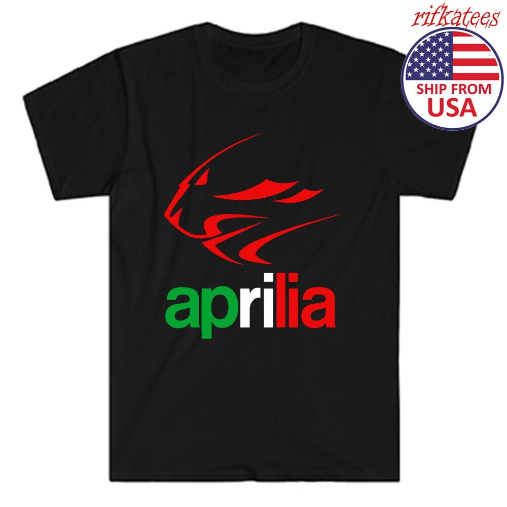 Aprilia Italian Motorcycles Men's Black T-Shirt Size S to 5XL - Walmart.com