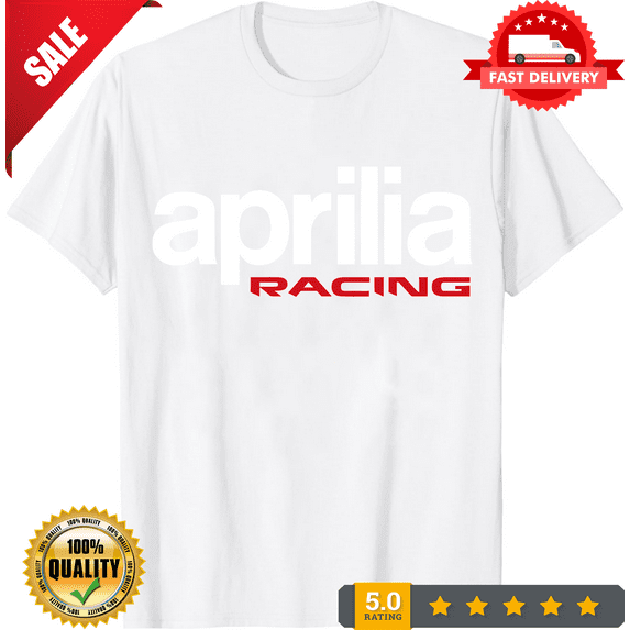 Aprilia Racing Logo Unisex t-shirt Black & Navy Size S-5XL, ULTRA ...