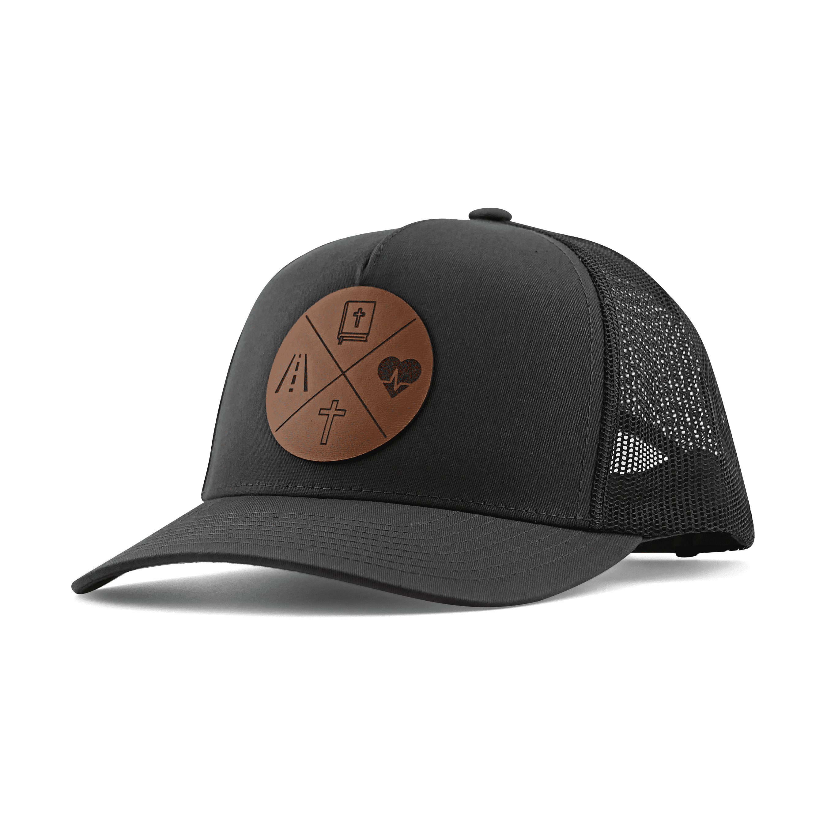 Aprojes Christian Hats for Men — Way, Truth, Life — Trucker Mesh ...