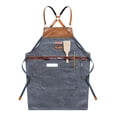 Apron Aprons with for Back Adjustable Strap and Large Pockets for Men ...