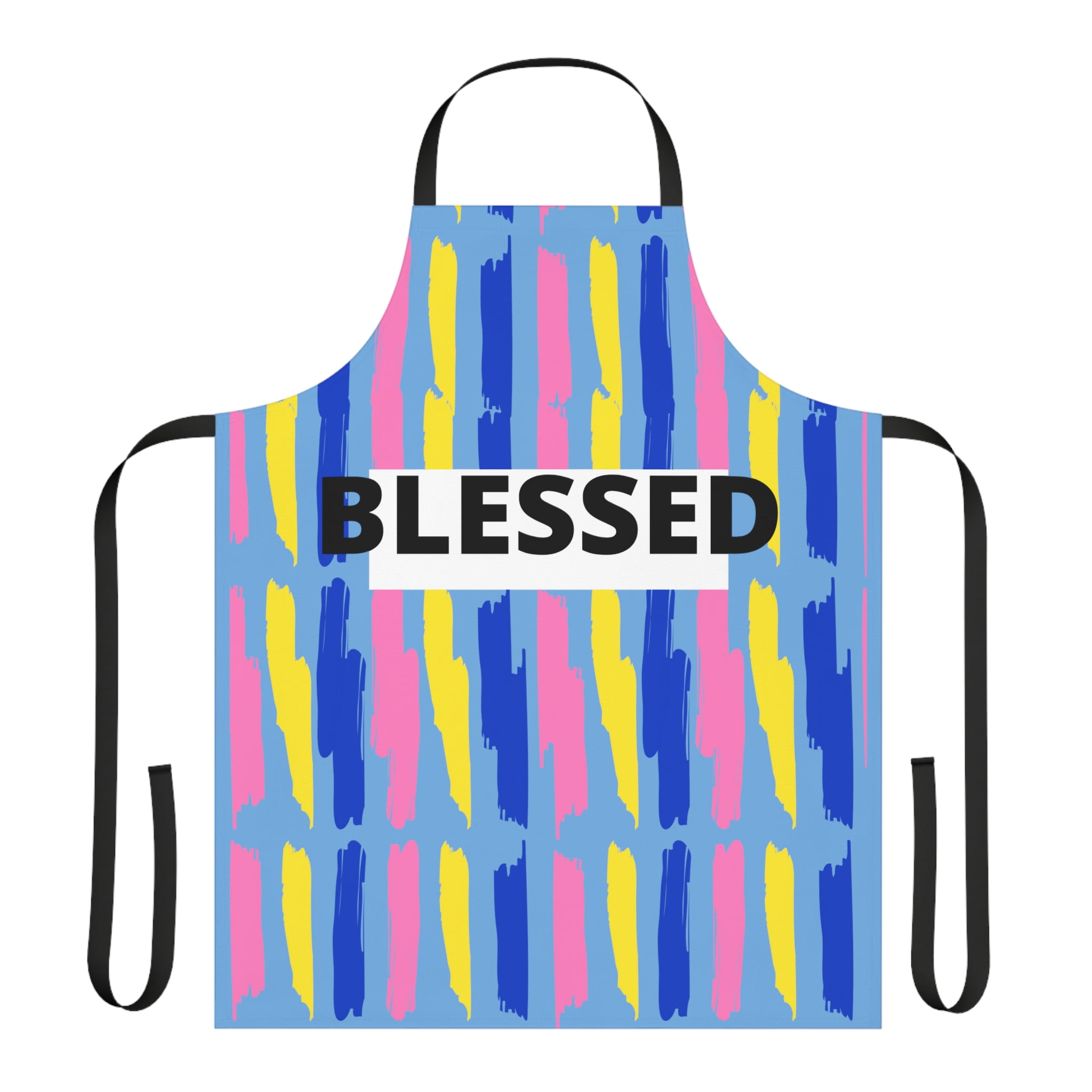 Apron BLESSED- BLUE - Walmart.com