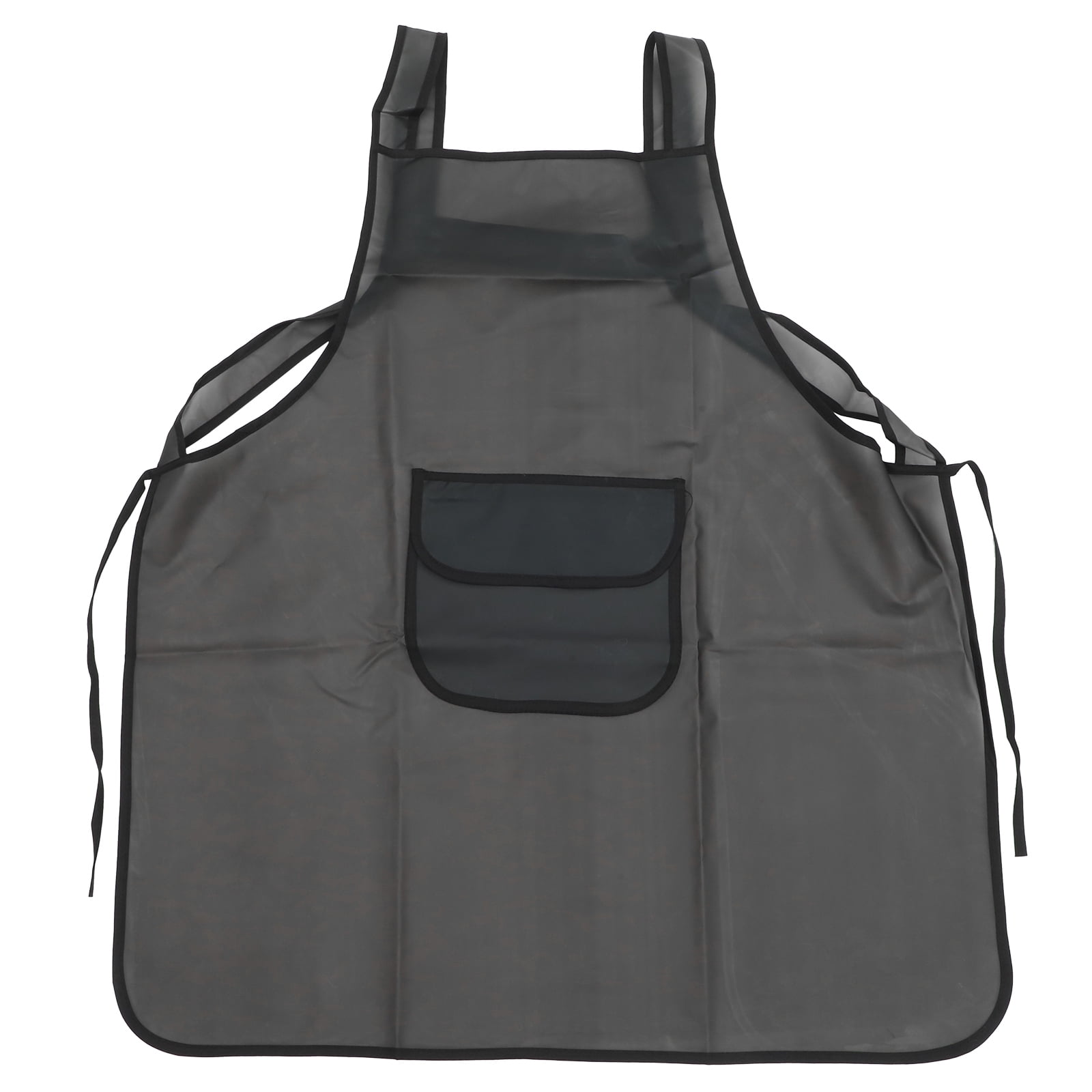 Oil-proof Transparent Apron Chef Aprons Black for Men Cooking and Women ...