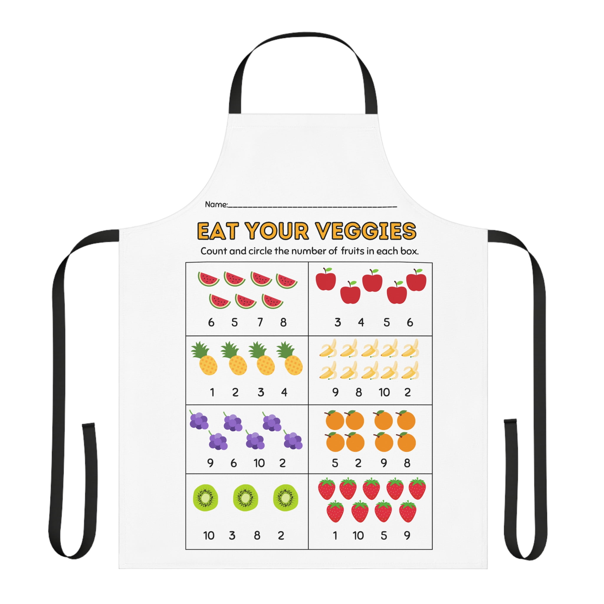 Apron Eat your veggies - Walmart.com