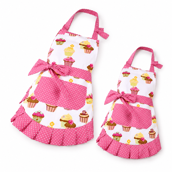 Apron For Women With Pockets Extra Long Tieston Kitchen Cooking Baking ...