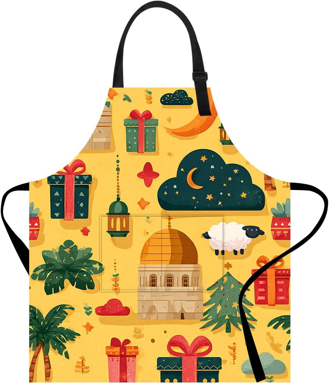 Apron Home Kitchen Cooking Baking Gardening for Women Men with 2 ...