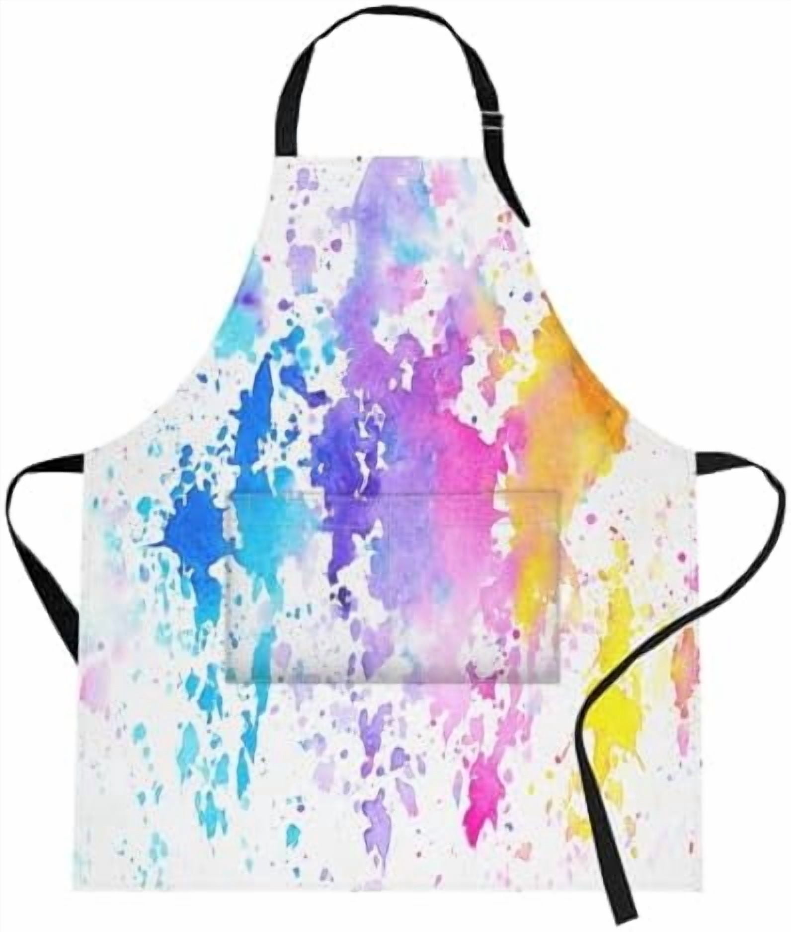 Apron Home Kitchen Cooking Baking Gardening for Women Men with Pockets ...
