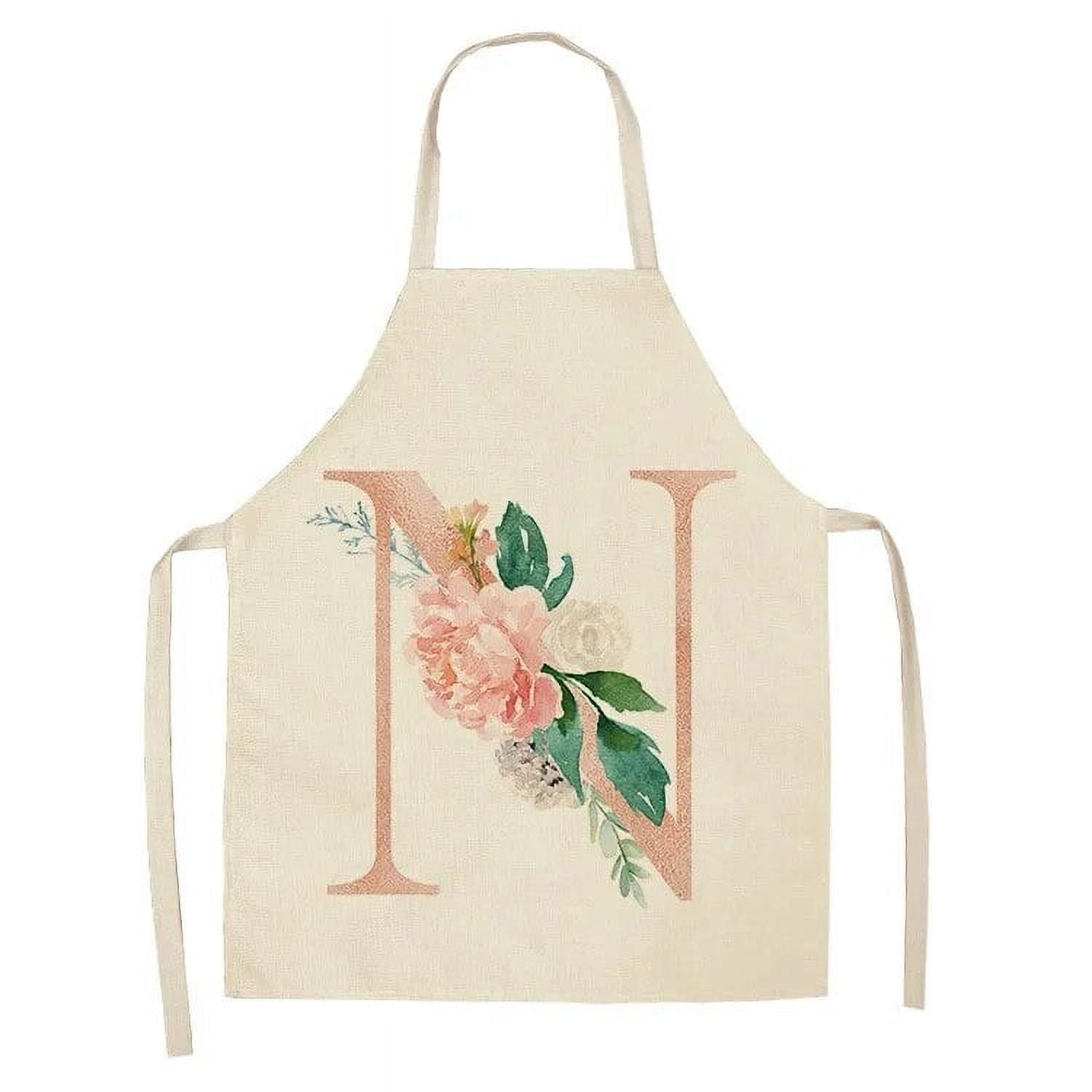 Apron Kitchen Letter Alphabet Letter A to Z Alphabet Pattern Kitchen ...