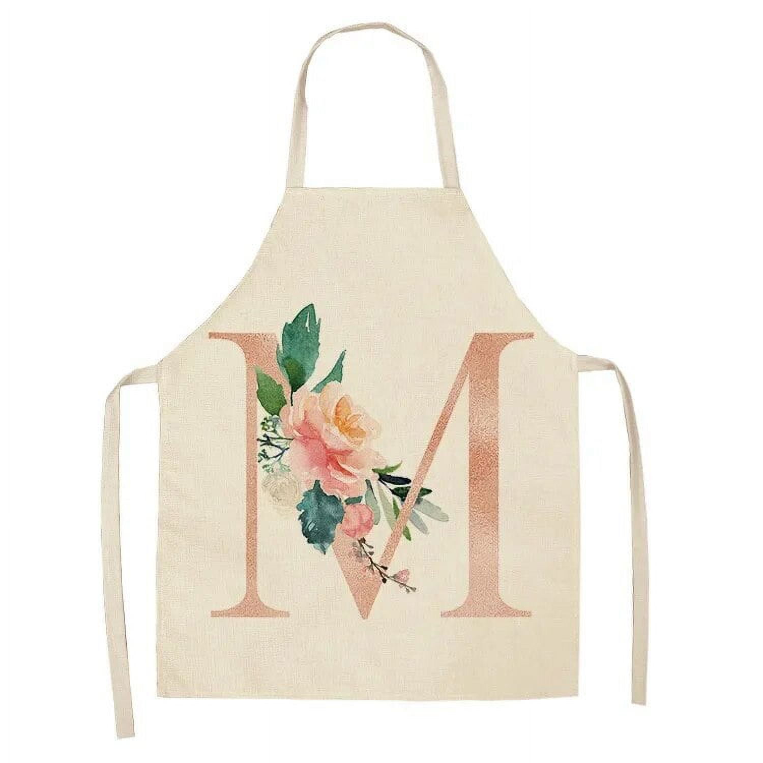 Apron Kitchen Letter Alphabet Letter A to Z Alphabet Pattern Kitchen ...