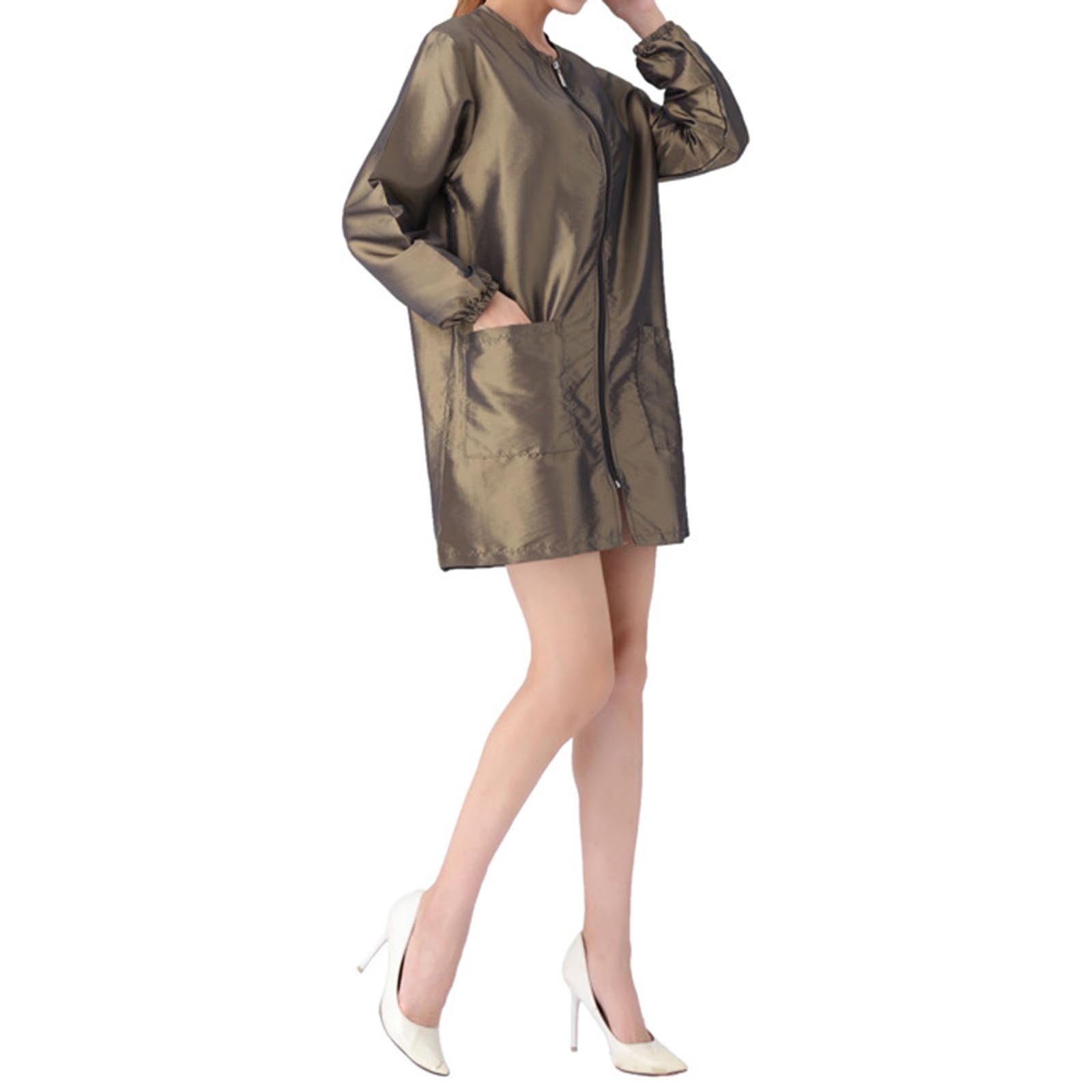 Apron,Salon Smock Stylist Jacket Hairdresser Cape Jacket Pet Grooming ...