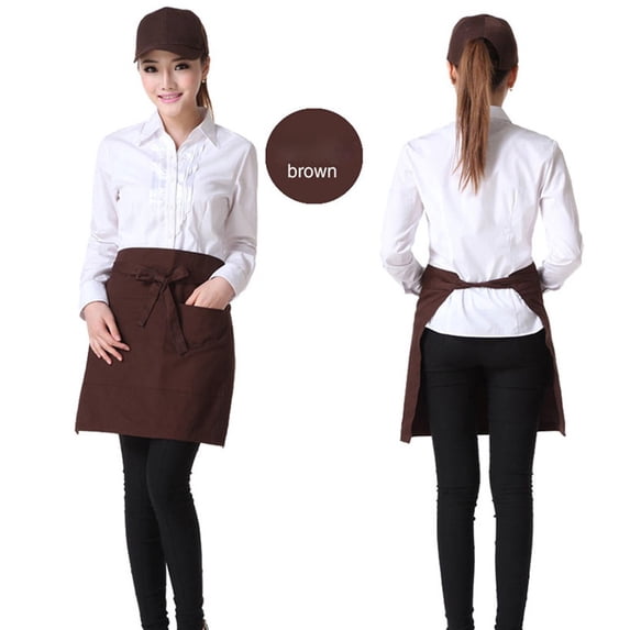 , Apron Sleeve 1 Kitchen Wear for with Classic Design Convenient Pocket ...