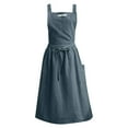 Apron Sleeve Soft Solid Color Bandage Apron Japanese Style Kitchen ...