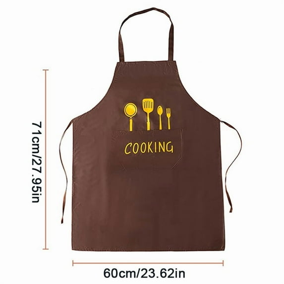 Apron Waterproof Oilproof Can Wipe Hands Kitchen Work Clothes Home ...