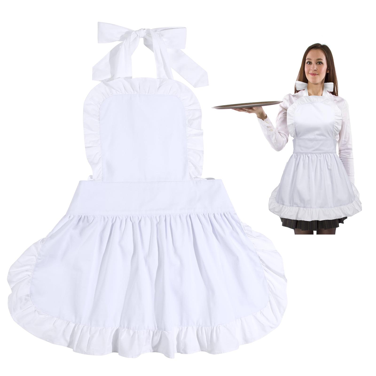 White fancy apron store