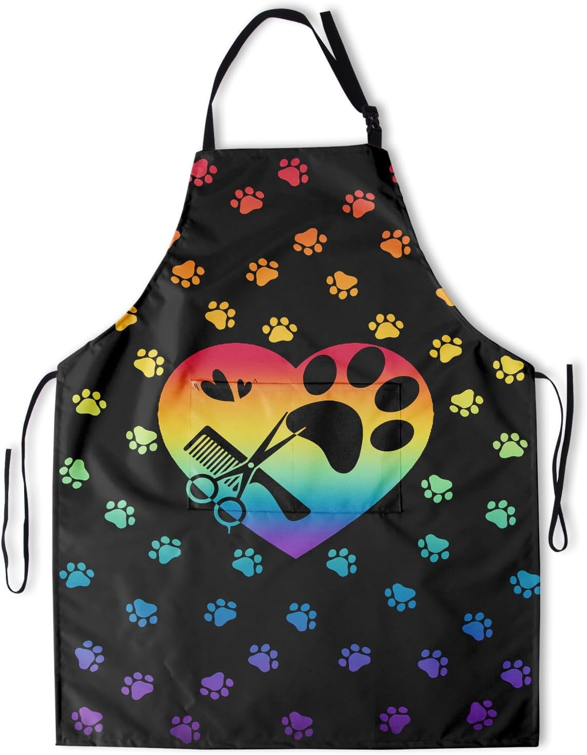 Apron with Pockets Aprons for Women Men Kitchen Chef Apron for Cooking ...