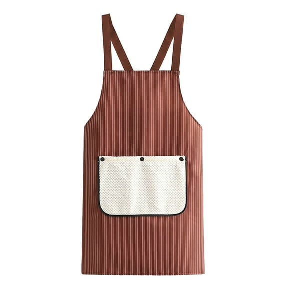 Apron with Practical Pockets Towel Cross Back Design Machine Washable ...