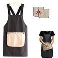 Apron with Towel Attached and Pockets for Women Men, 2026 Cross Back ...