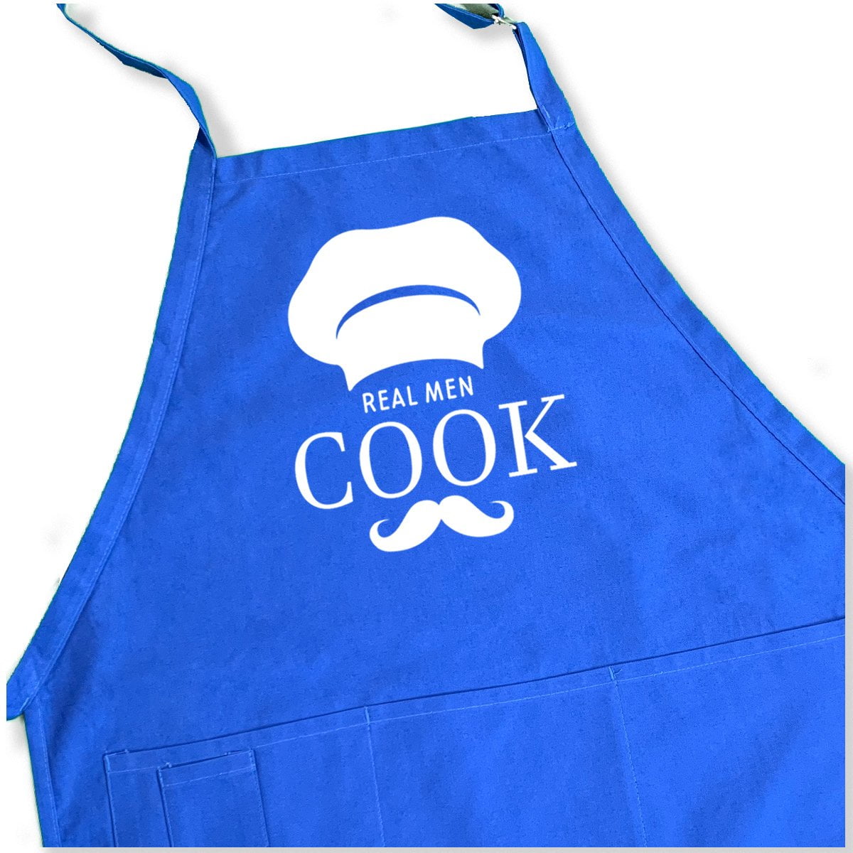 ApronMen, BBQ Apron For Men - Real Men Cook - 100% Cotton Funny Cooking ...