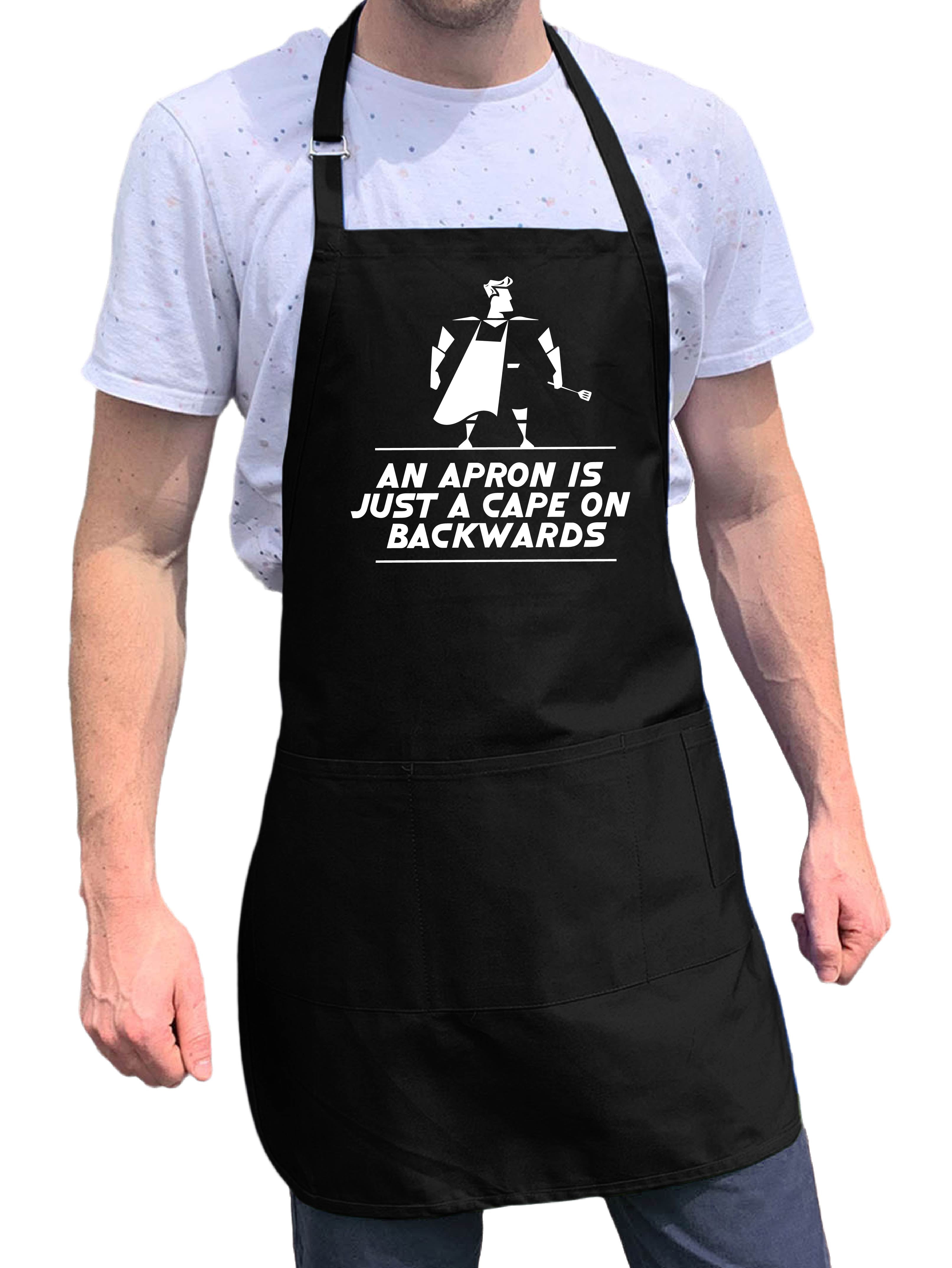 ApronMen, Funny Aprons For Men - an Apron is Just A Cape - 100% Cotton ...