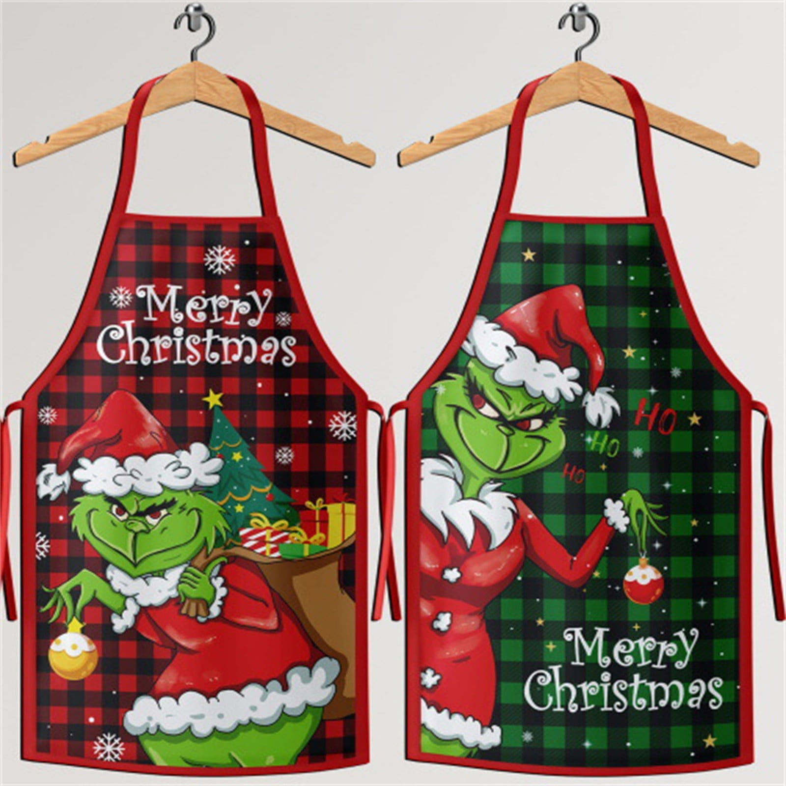 Aprons For Cooking, Christmas Apron, Christmas Aprons For Women, Grinch ...