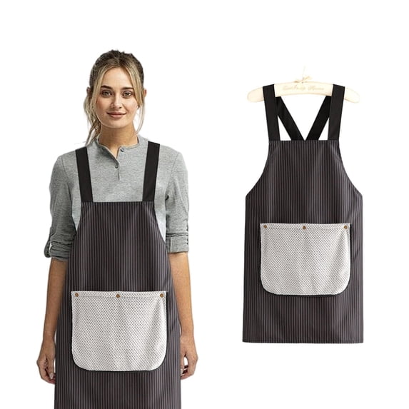 Aprons For Women With Pockets Removable Aprons For Cooking Oil Bib ...