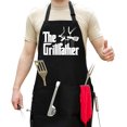 Aprons for Men - The Grillfather - BBQ Apron for grilling - Extra Large ...