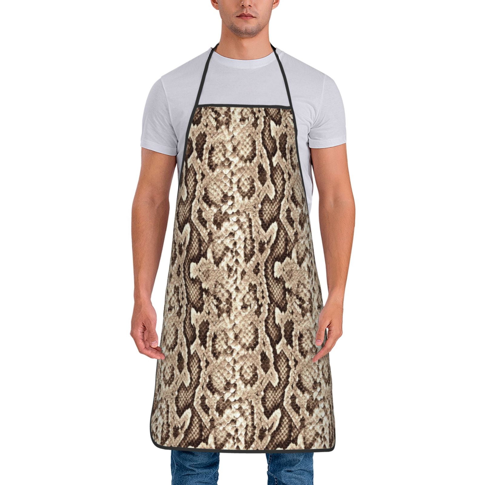 Aprons for Men Women - Camouflage Print snake Cooking Kitchen Apron ...
