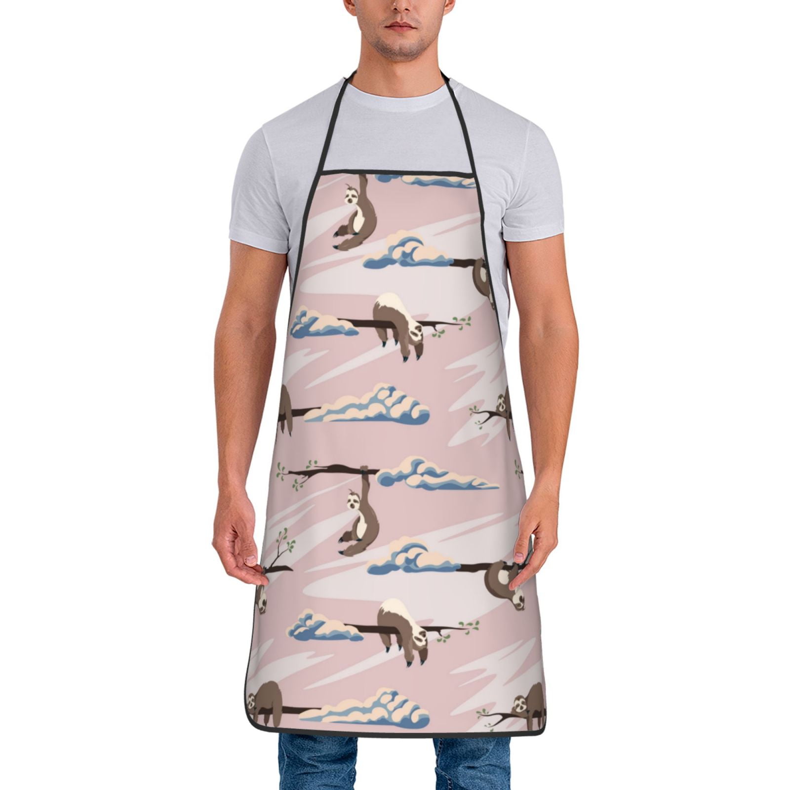 Aprons for Men Women - Cloud sloth Cooking Kitchen Apron Chef Apron ...